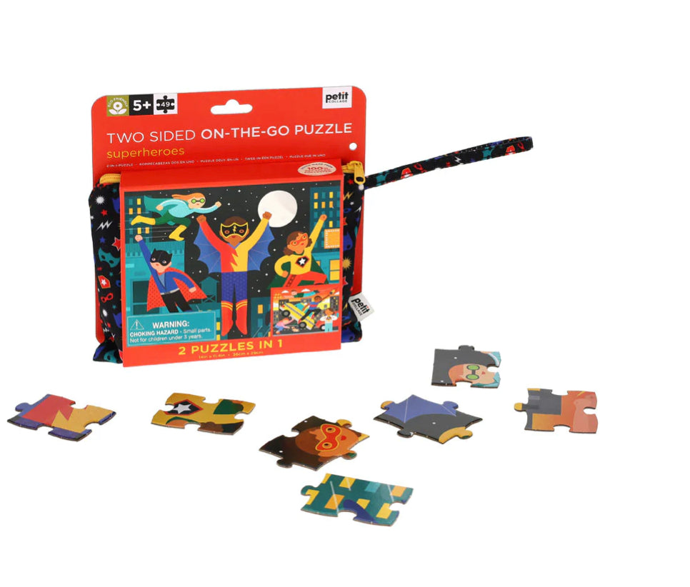 two sided superheroes - 49 piece puzzle – Parkway Presents