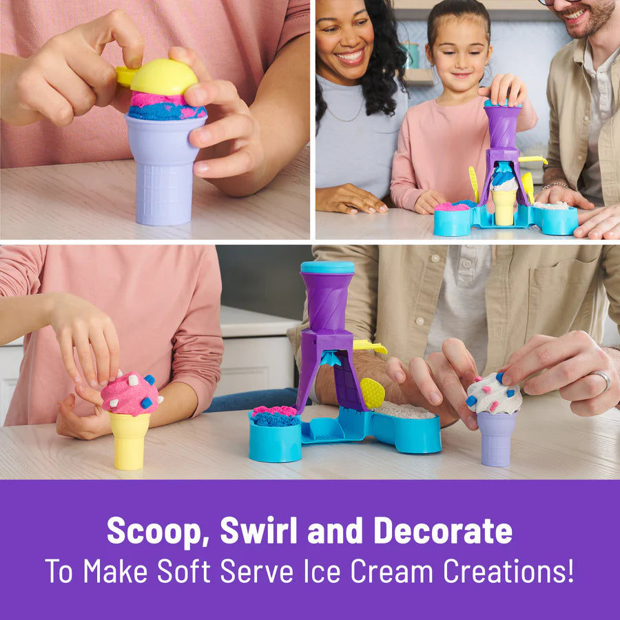 kinetic sand soft serve station – Parkway Presents